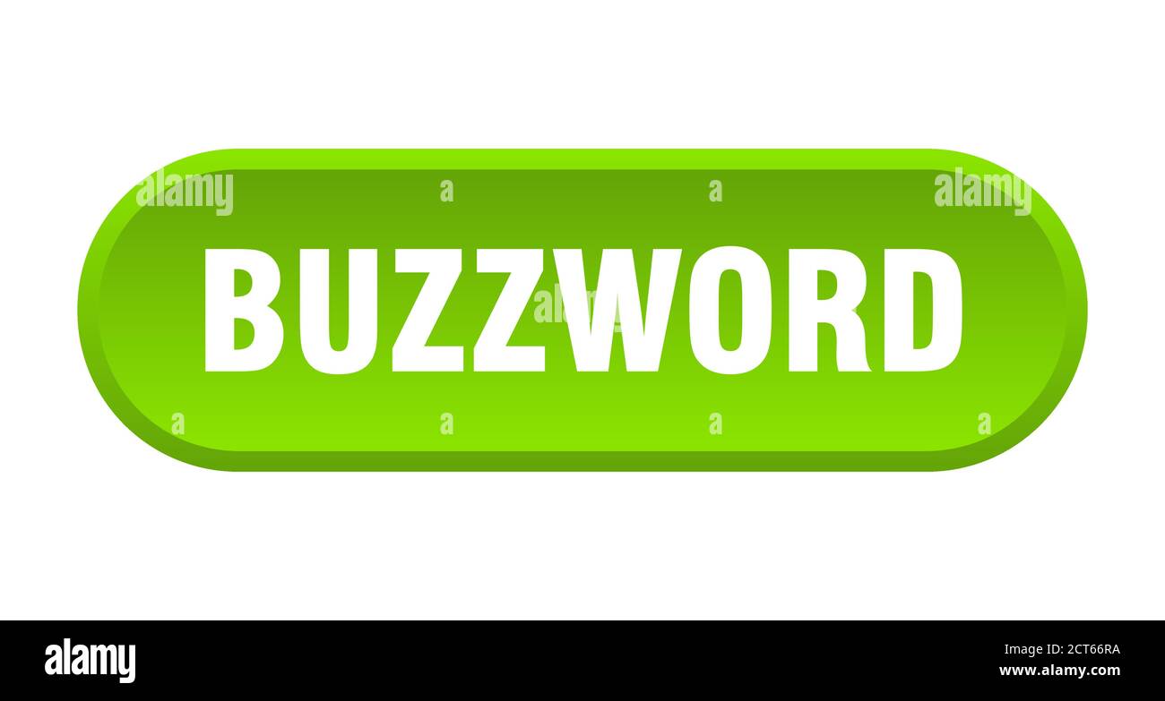 buzzword button. rounded sign isolated on white background Stock Vector ...