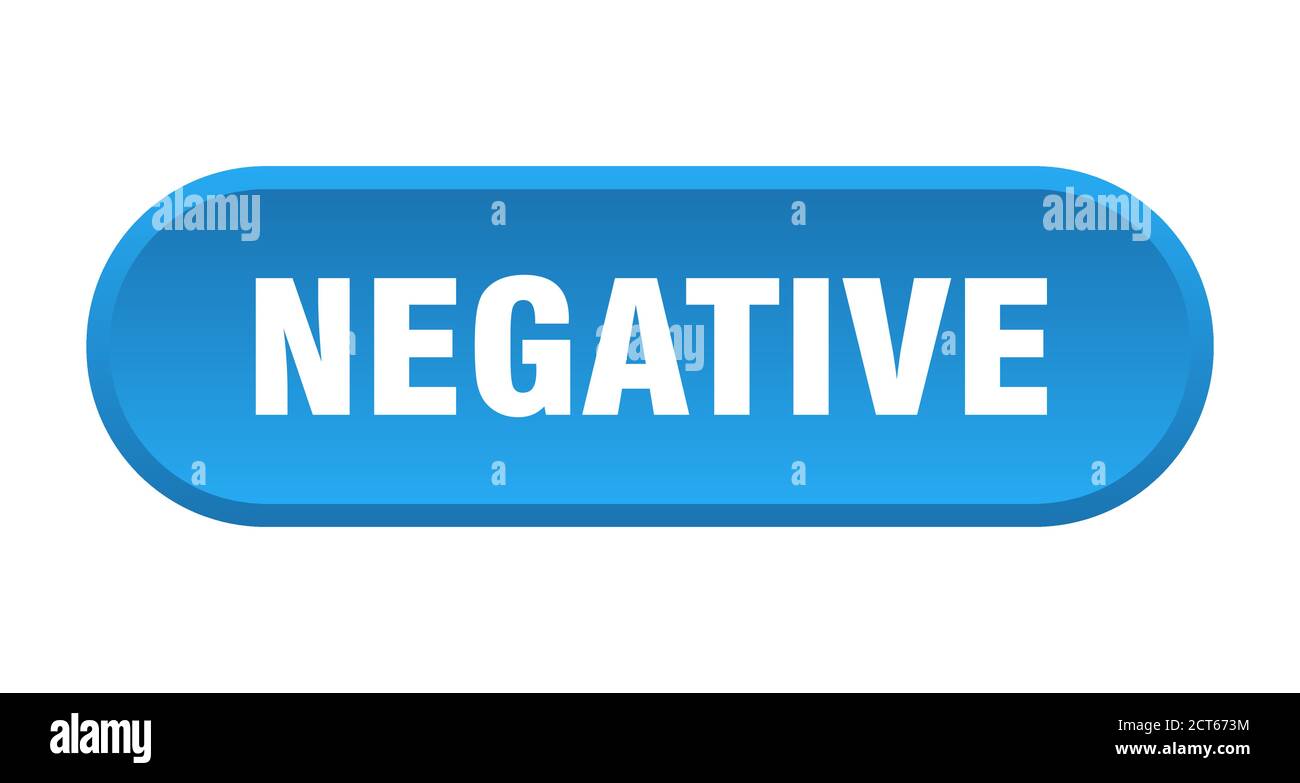 negative button. rounded sign isolated on white background Stock Vector ...