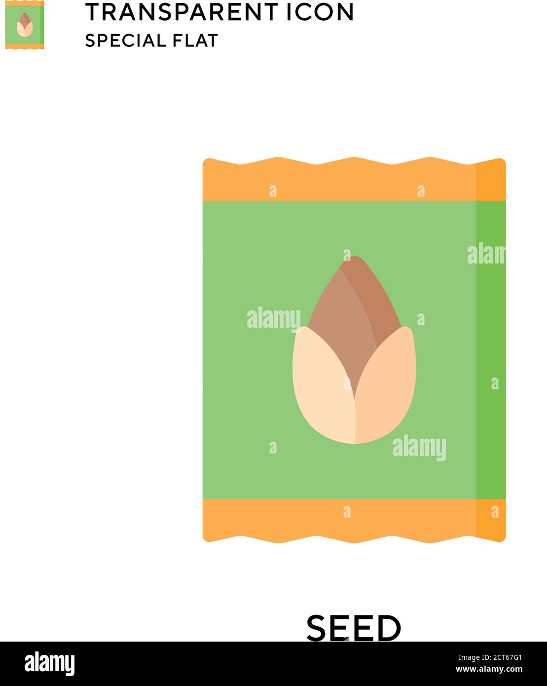 Seed growing dry soil Stock Vector Images - Alamy