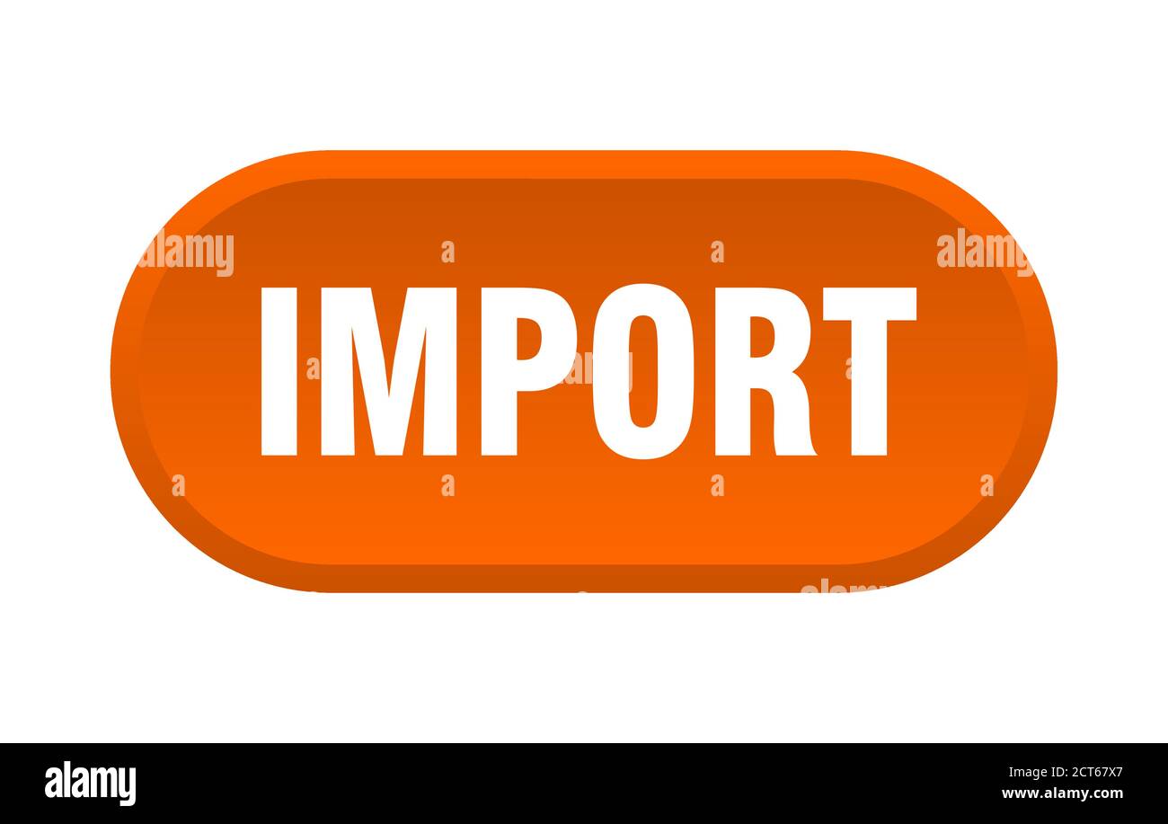 import button. rounded sign isolated on white background Stock Vector ...