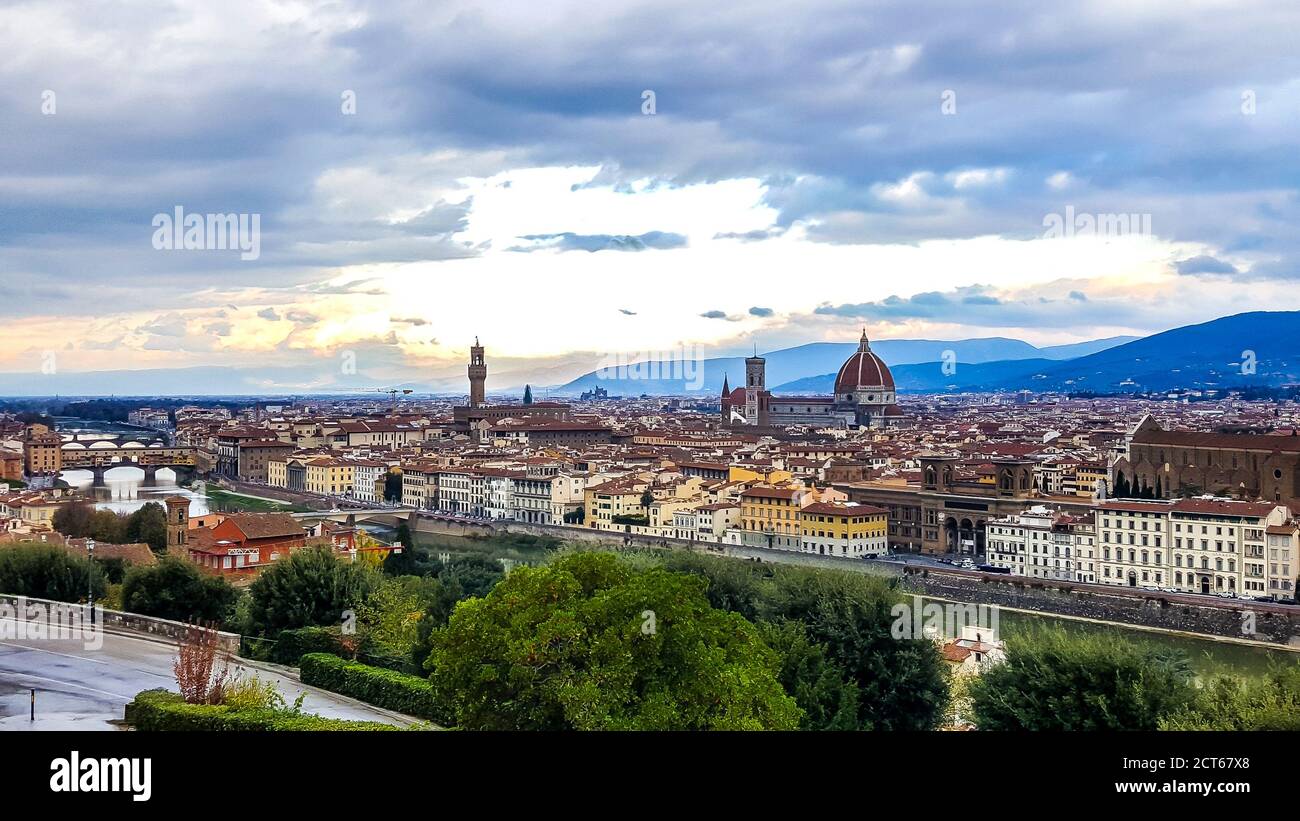 Florence michelangelo square hi-res stock photography and images - Alamy