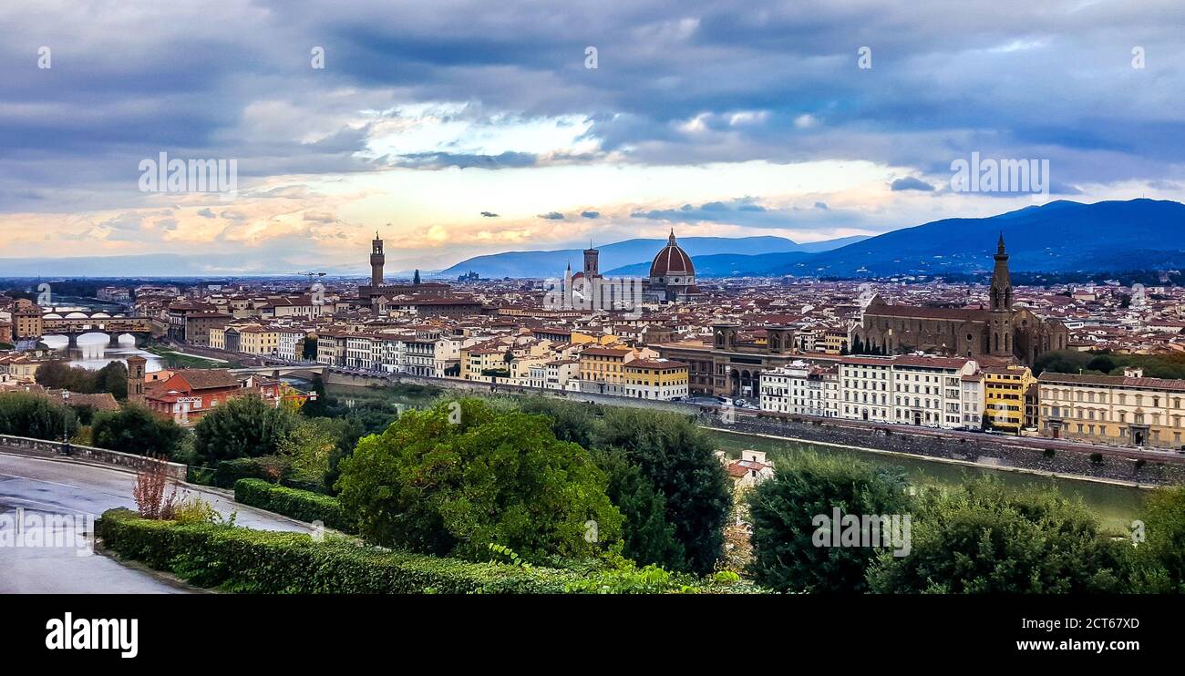 Florence michelangelo square hi-res stock photography and images - Alamy