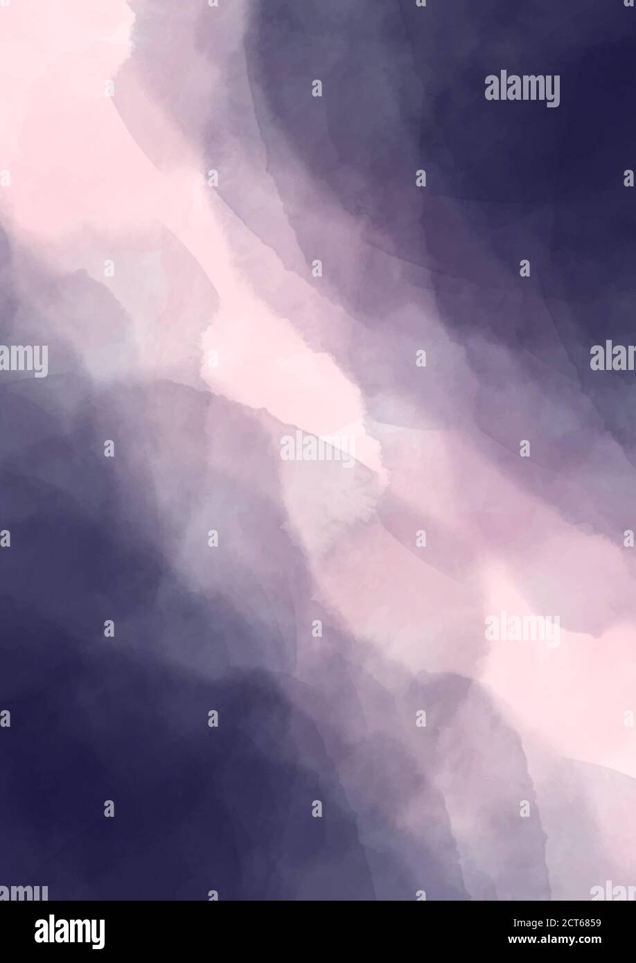 Blue cold gray watercolour Grunge texture in vintage style, light ...