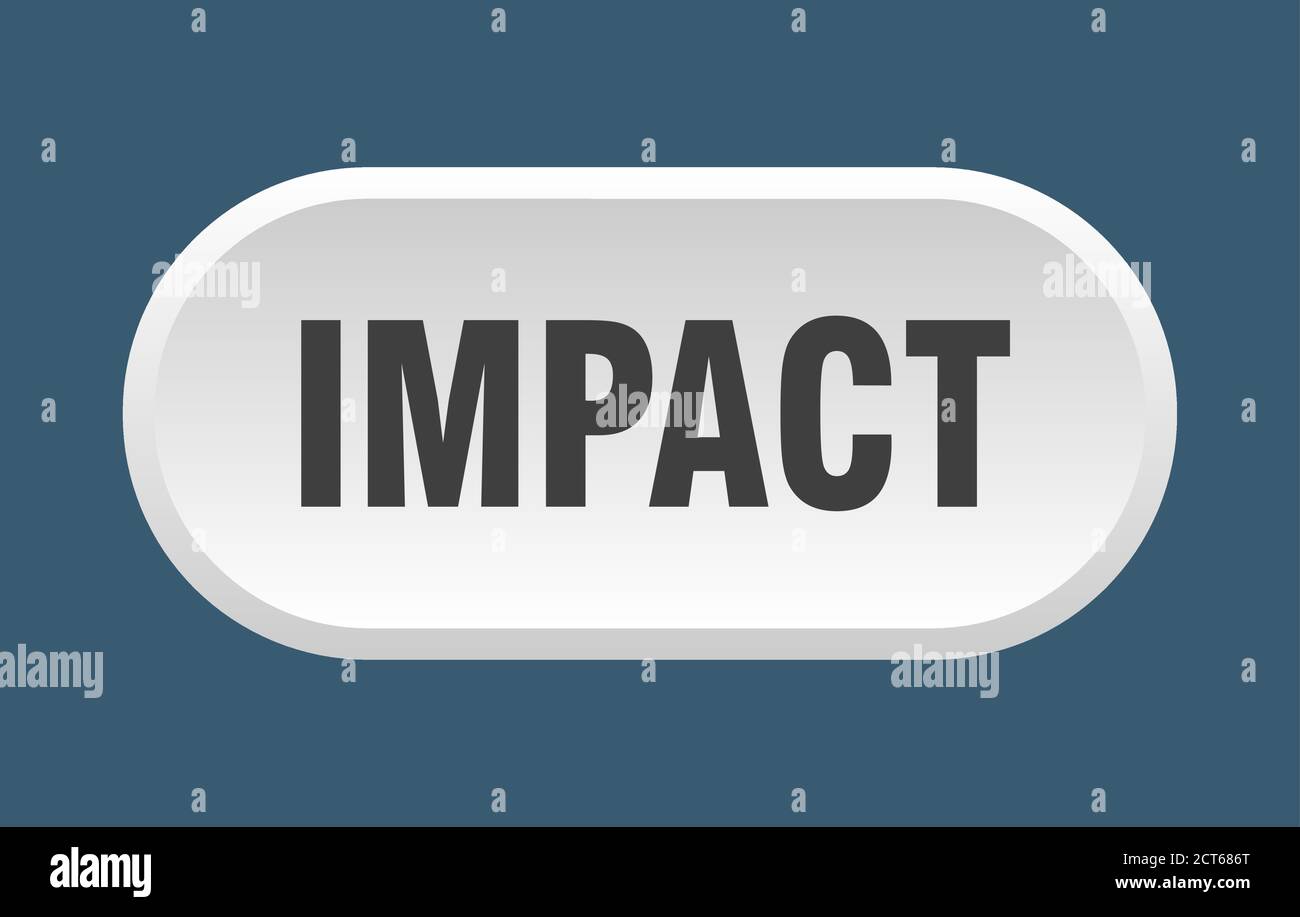 impact button. rounded sign isolated on white background Stock Vector ...