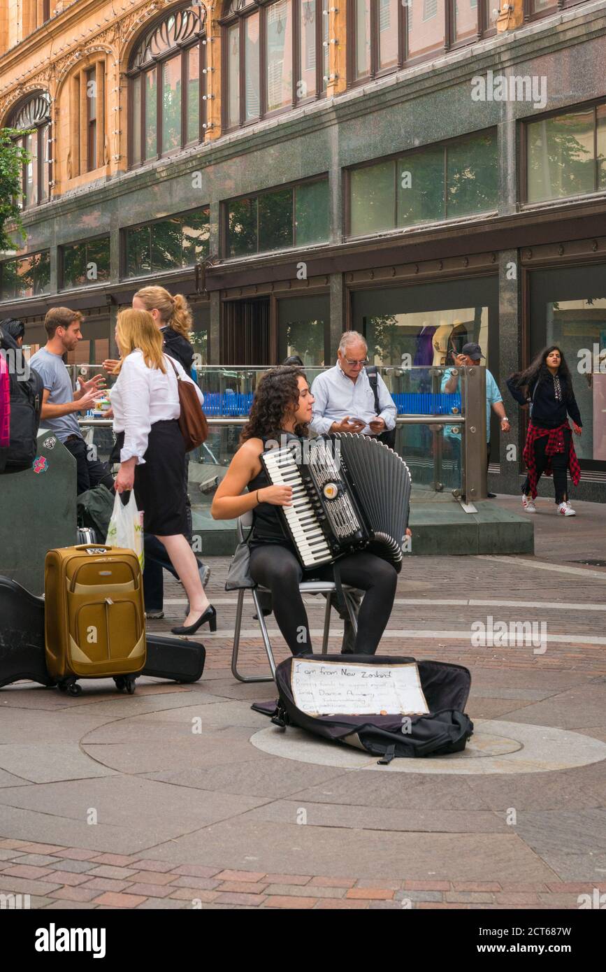 London underground busker dance hi-res stock photography and images - Alamy