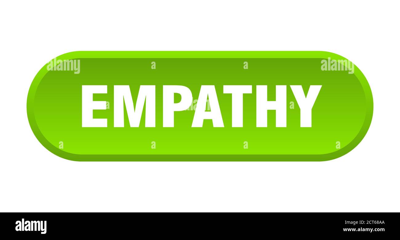 empathy button. rounded sign isolated on white background Stock Vector ...