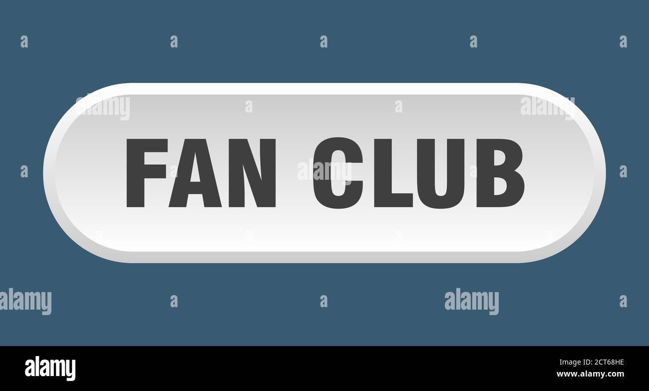 fan club button. rounded sign isolated on white background Stock Vector ...