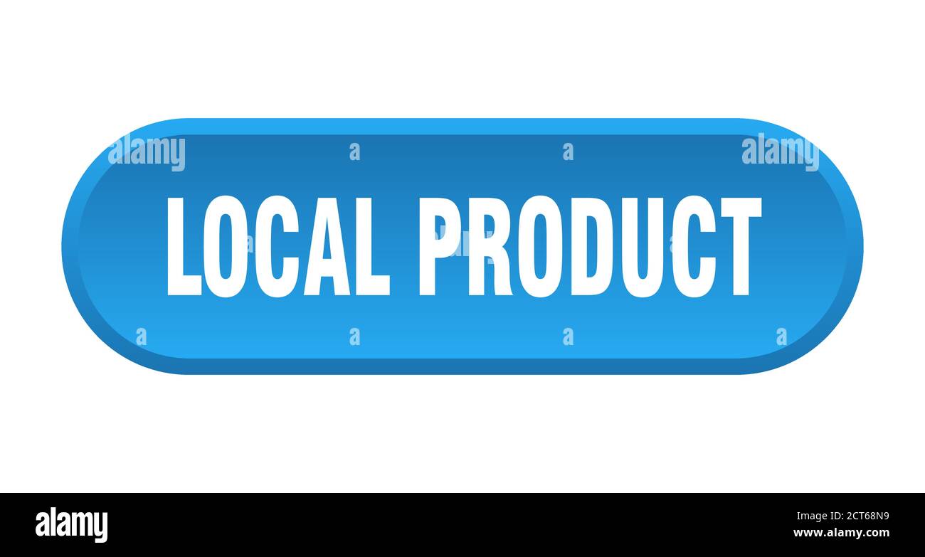 local product button. rounded sign isolated on white background Stock ...