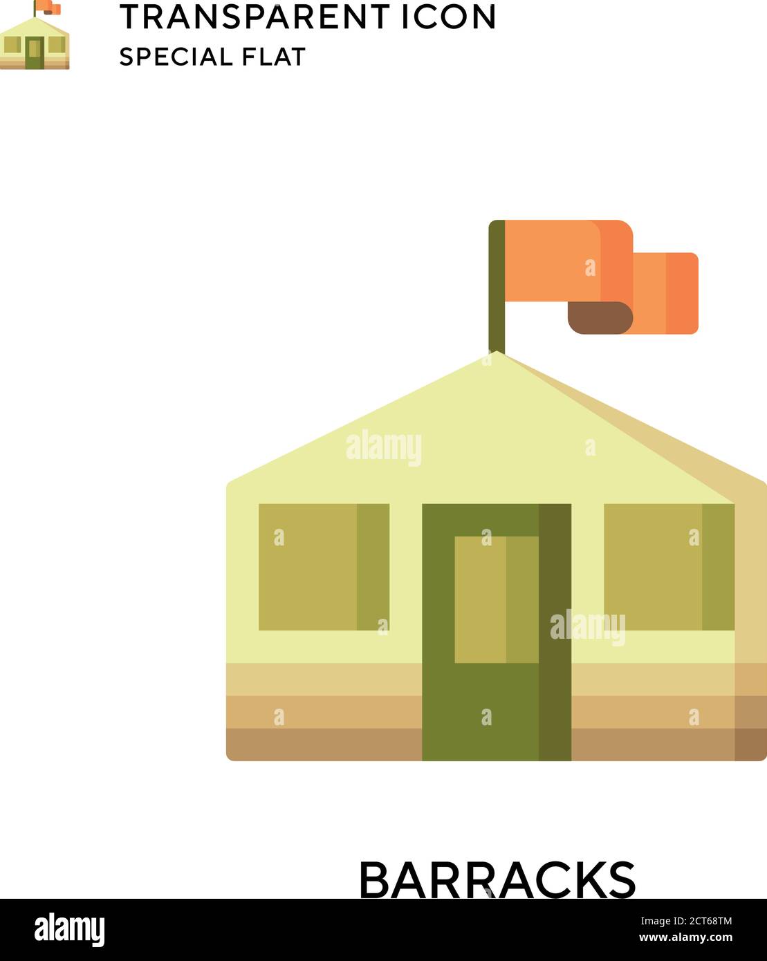 Abandoned military barracks Stock Vector Images - Alamy