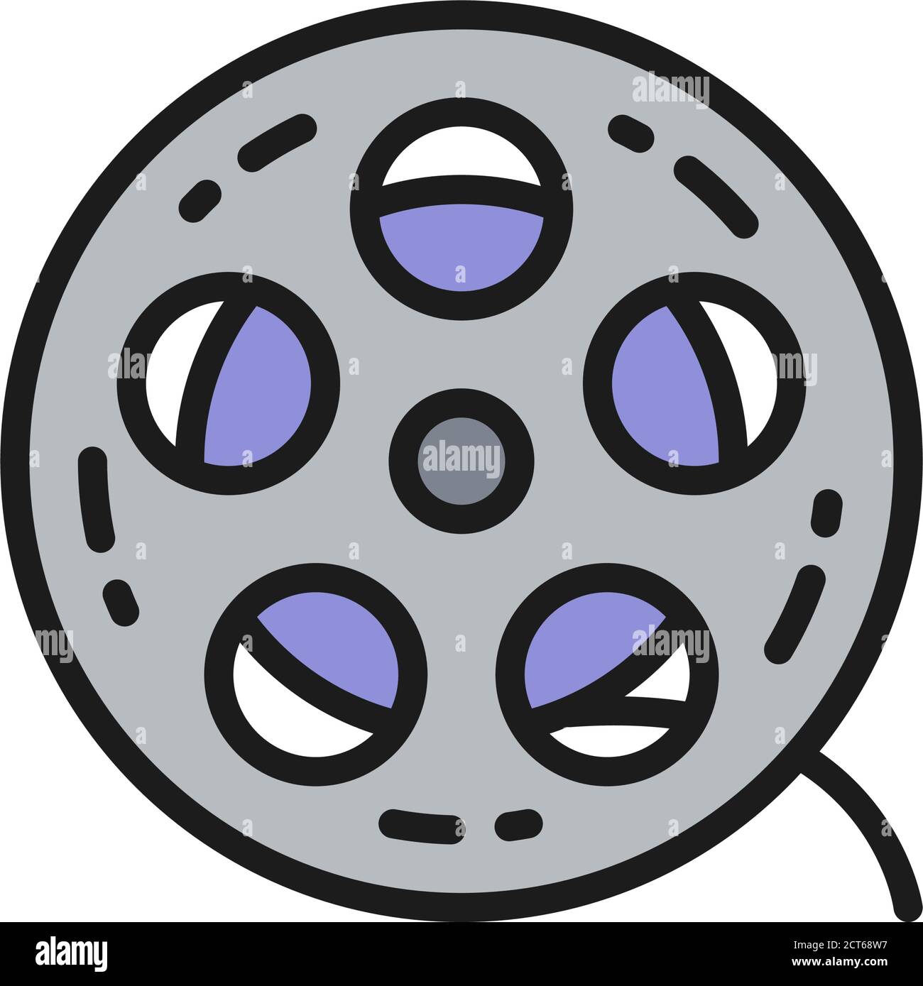 Vintage cine film projector Stock Vector Images - Alamy