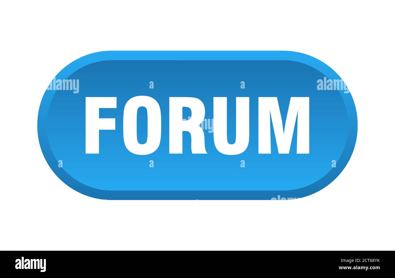 forum button. rounded sign isolated on white background Stock Vector Image & Art - Alamy