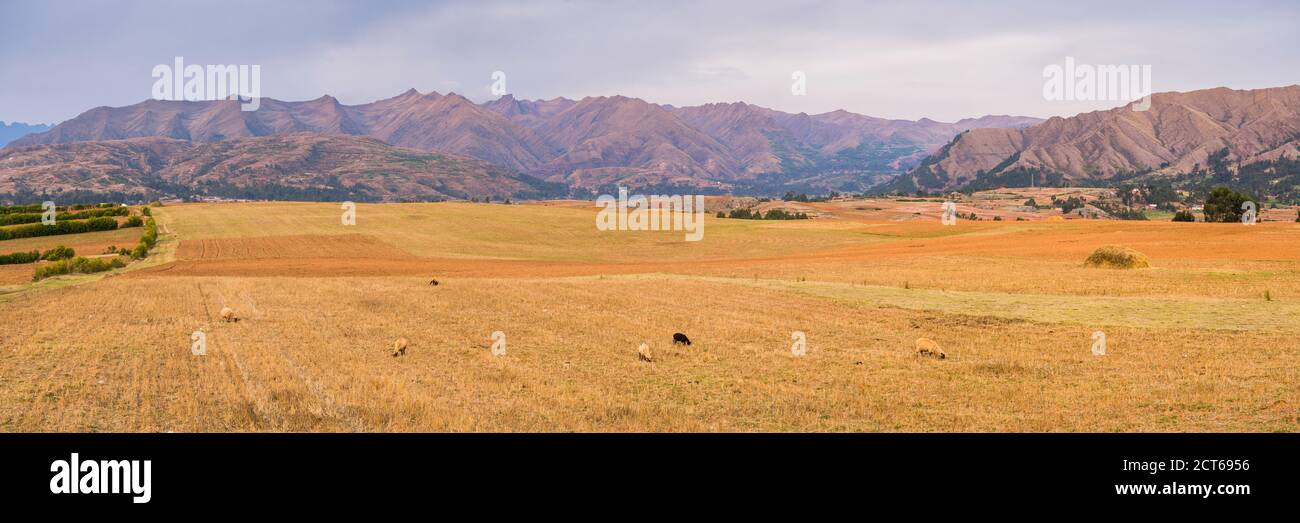 Peruvian countryside just outside Cusco (Cuzco), Peru, South America ...