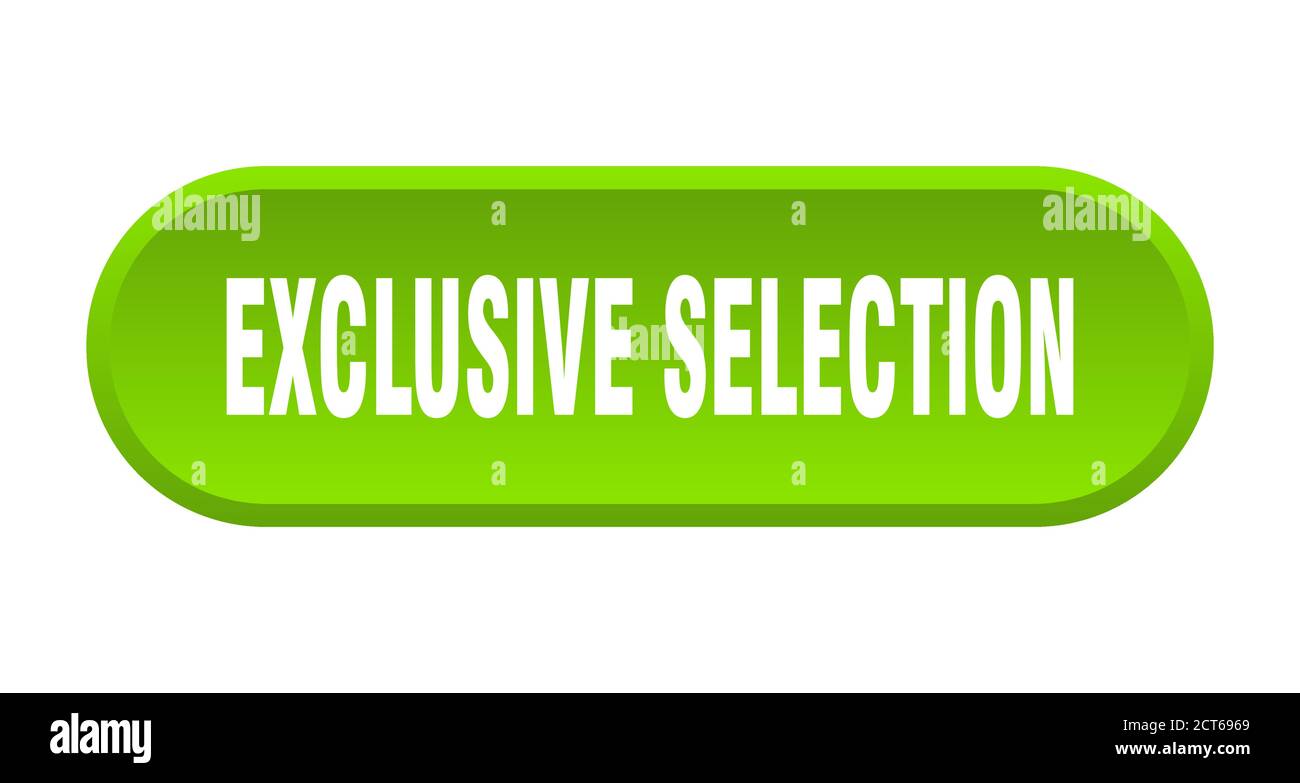 exclusive selection button. rounded sign isolated on white background Stock Vector Image & Art ...