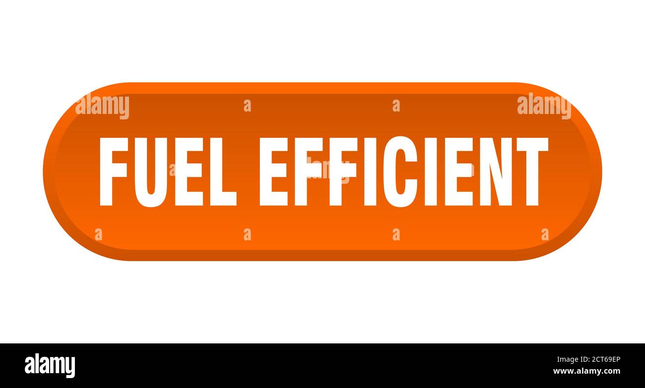 fuel efficient button. rounded sign isolated on white background Stock ...