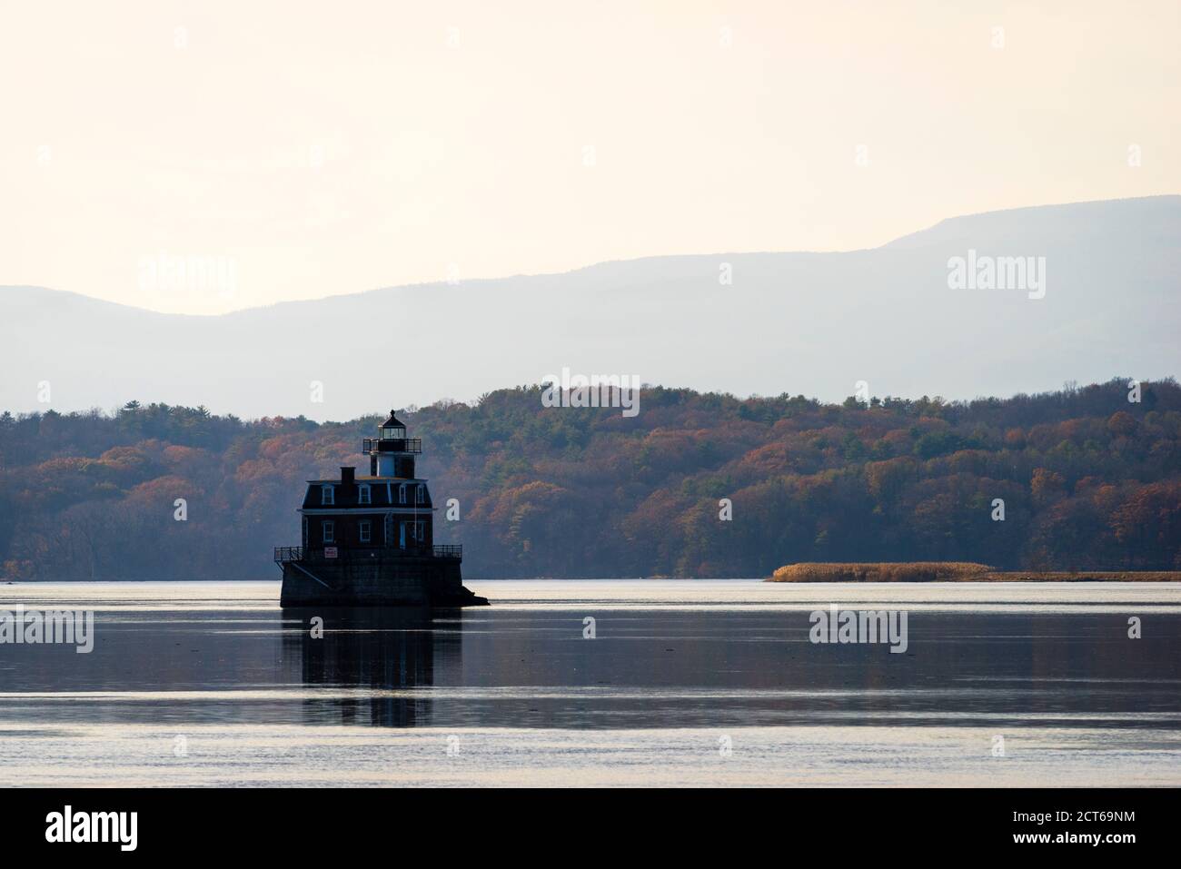 Hudson–Athens Lighthouse Hudson, New York, USA Stock Photo - Alamy
