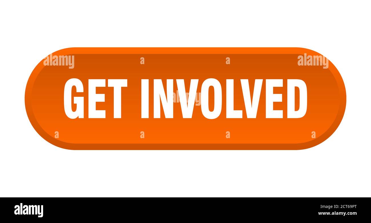 get involved button. rounded sign isolated on white background Stock ...