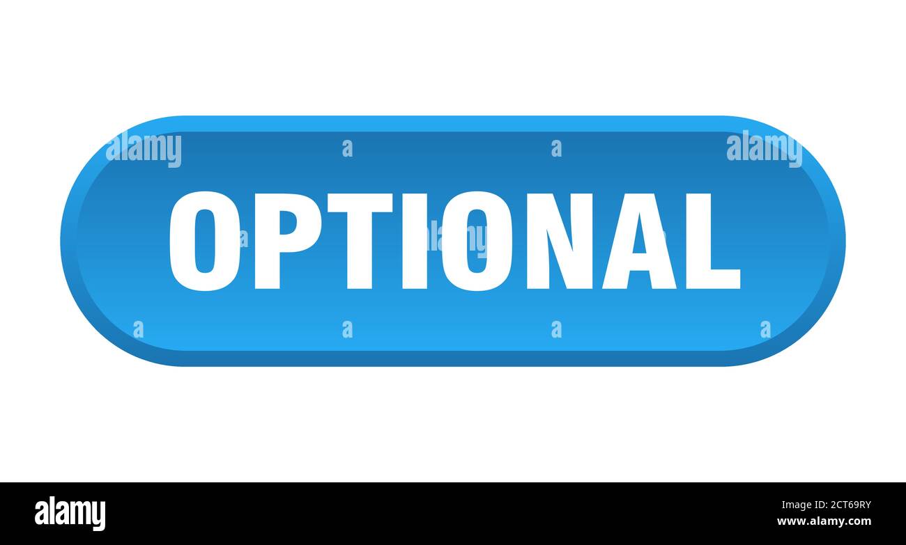 optional button. rounded sign isolated on white background Stock Vector ...