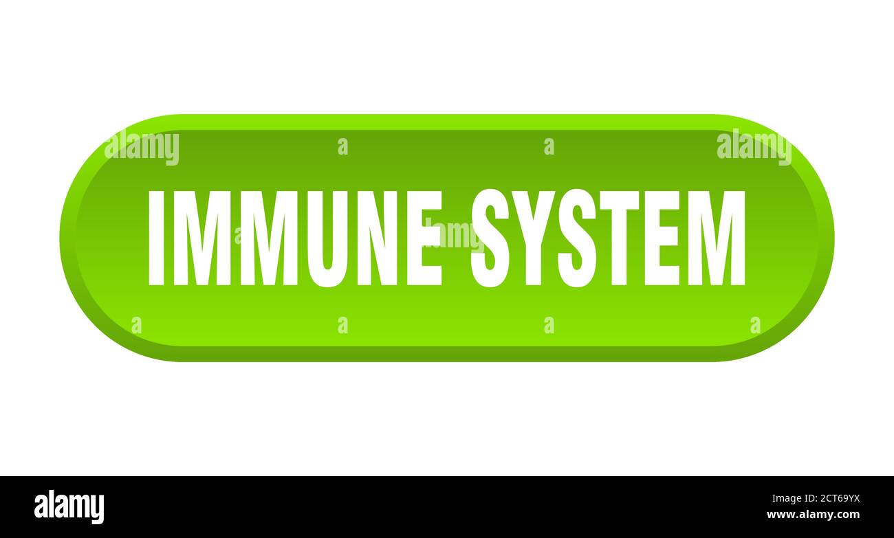 immune system button. rounded sign isolated on white background Stock ...