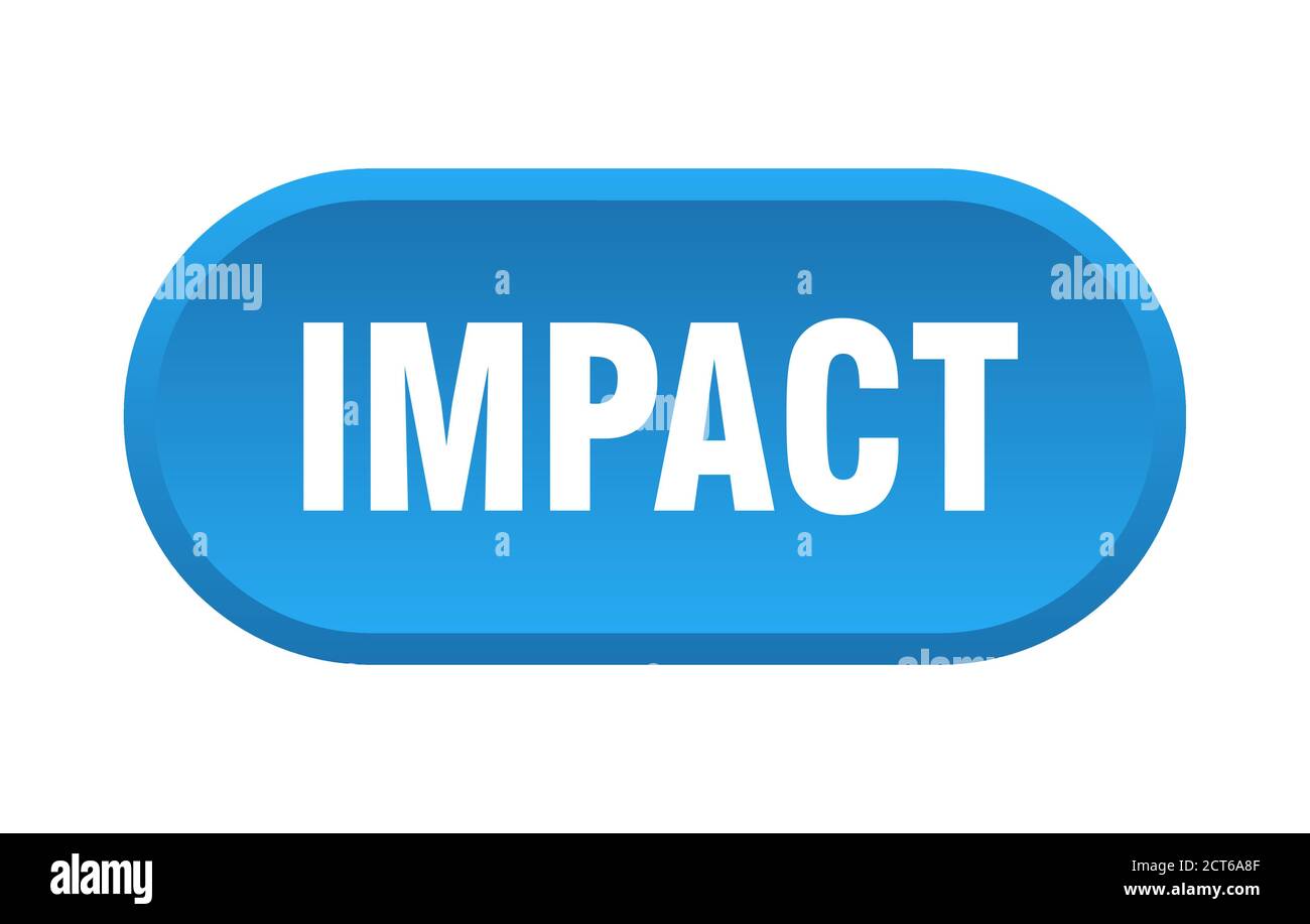 impact button. rounded sign isolated on white background Stock Vector ...