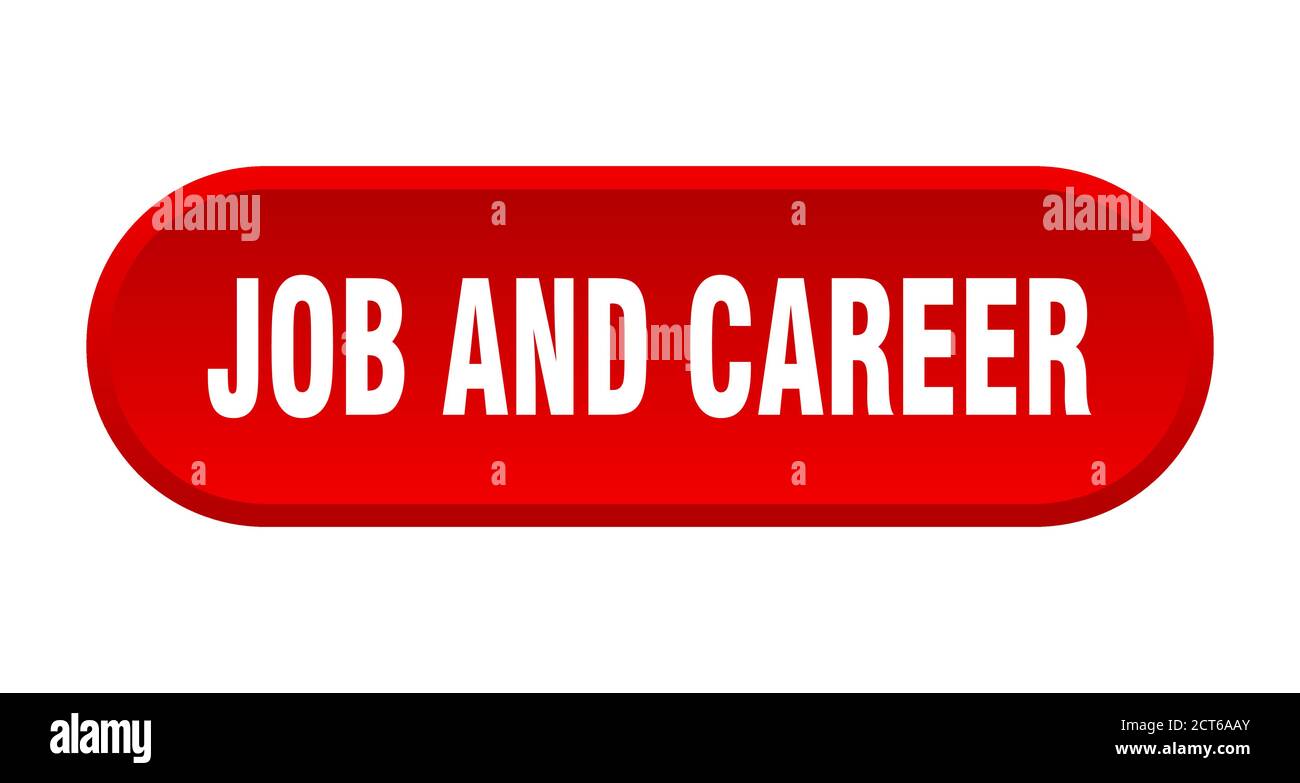 job and career button. rounded sign isolated on white background Stock Vector Image & Art - Alamy