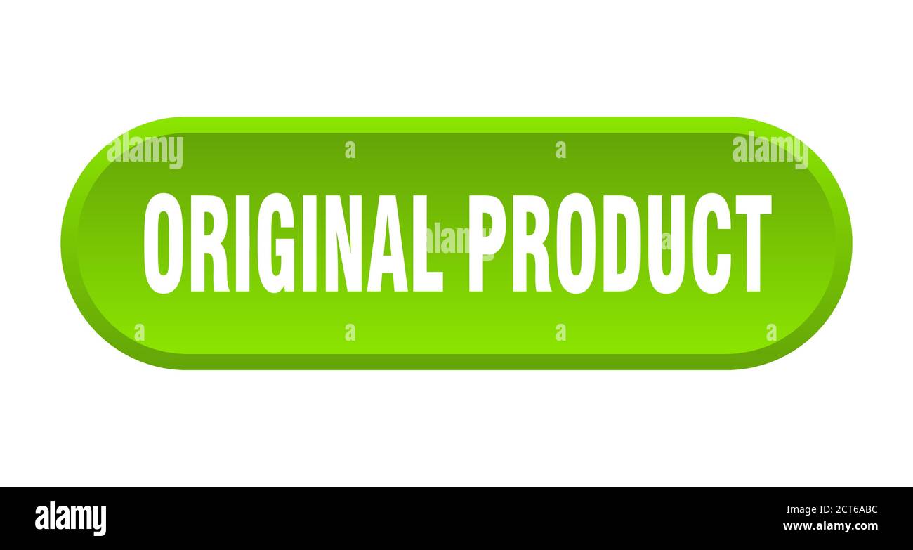 original product button. rounded sign isolated on white background ...