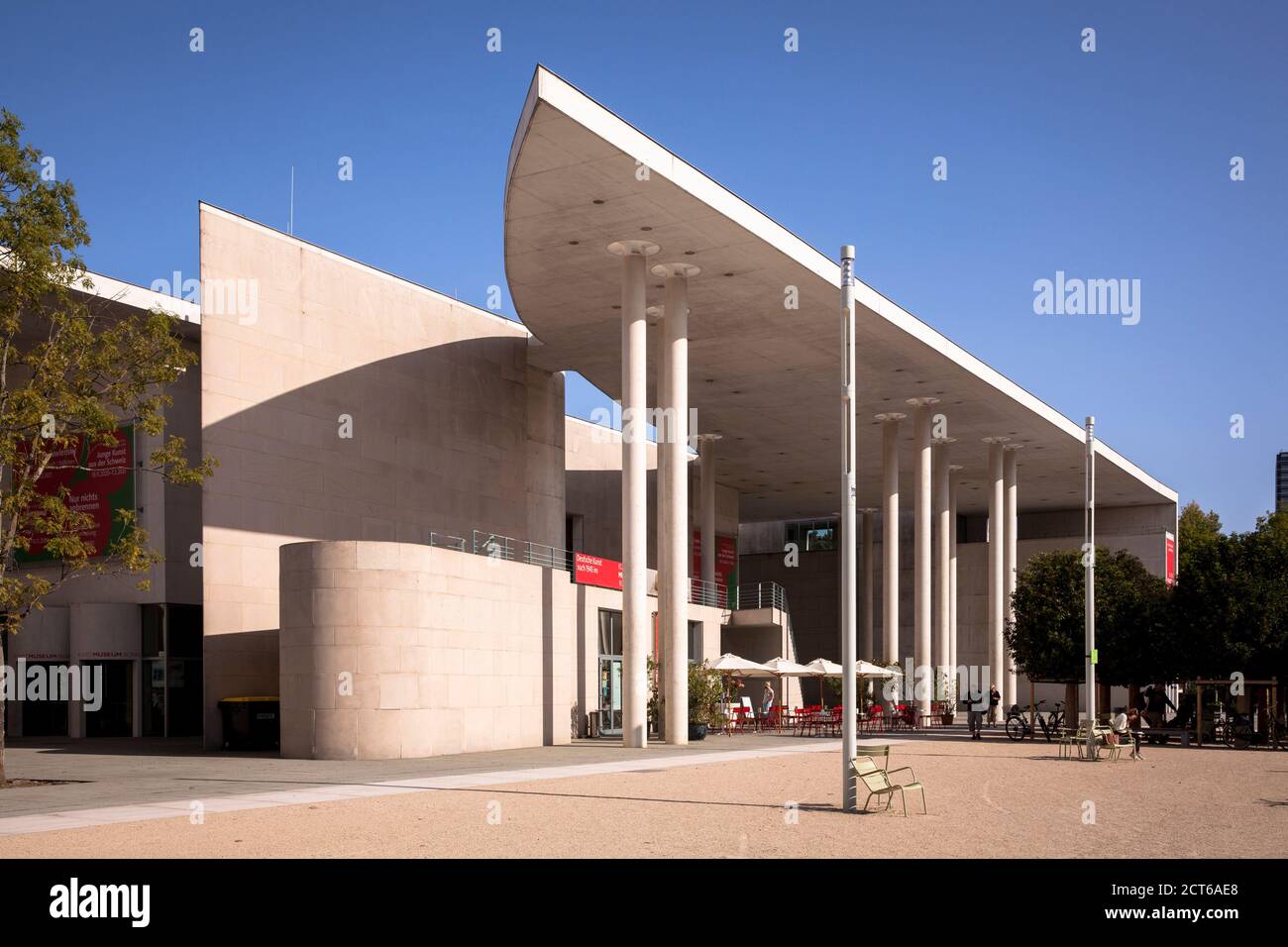 the Art Museum Bonn by architect Axel Schultes, North Rhine-Westphalia ...