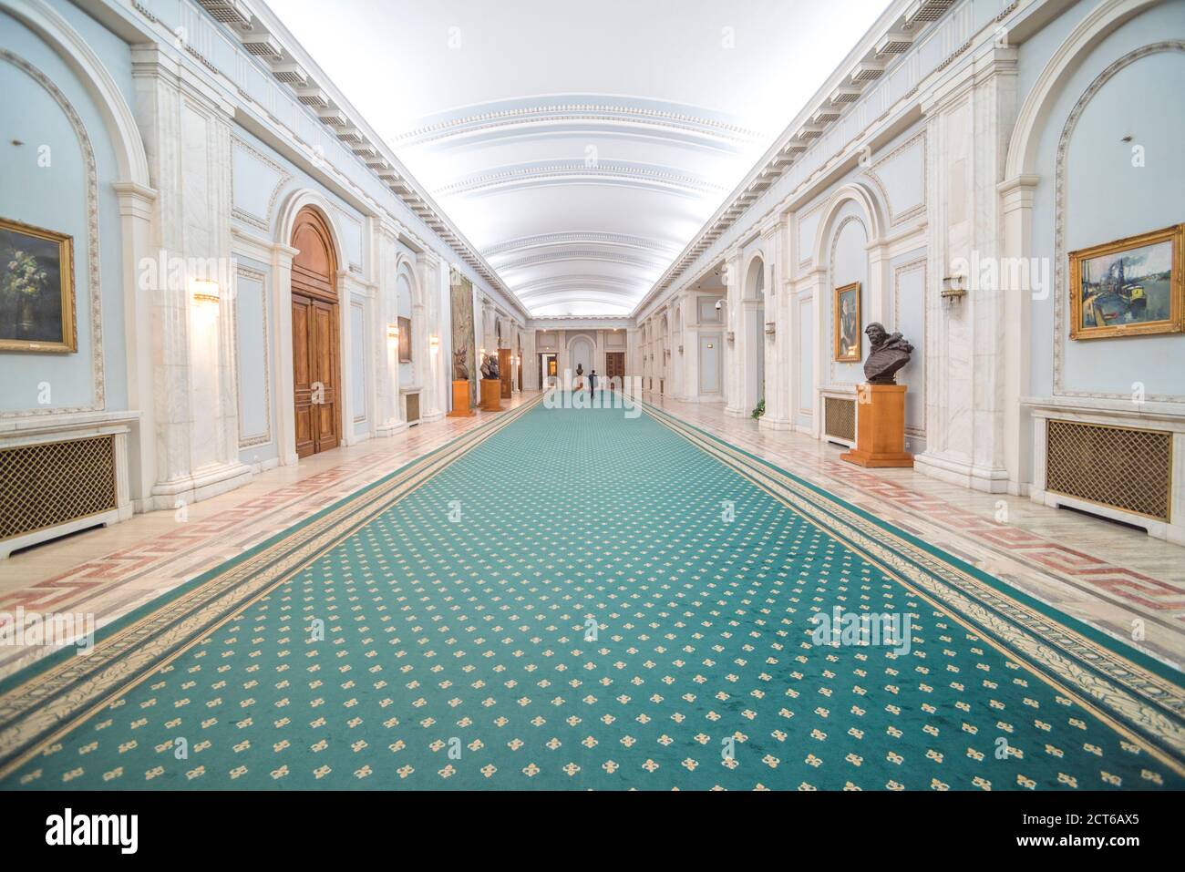 Bucharest palace of parliament interior hi-res stock photography and ...
