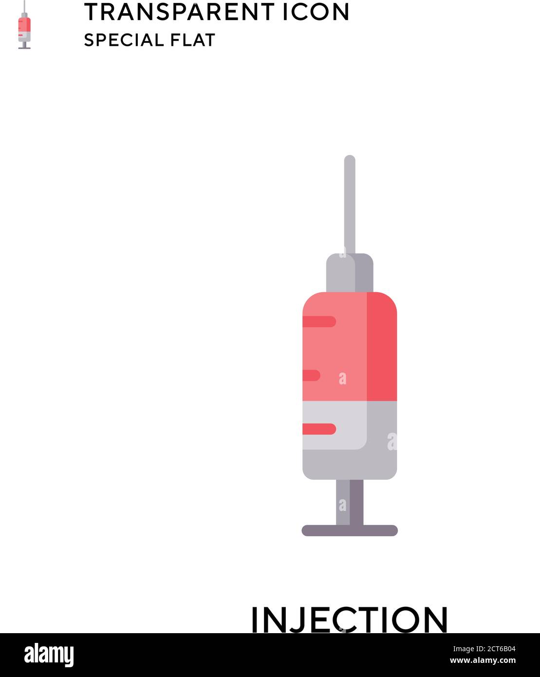 Injection vector icon. Flat style illustration. EPS 10 vector Stock ...
