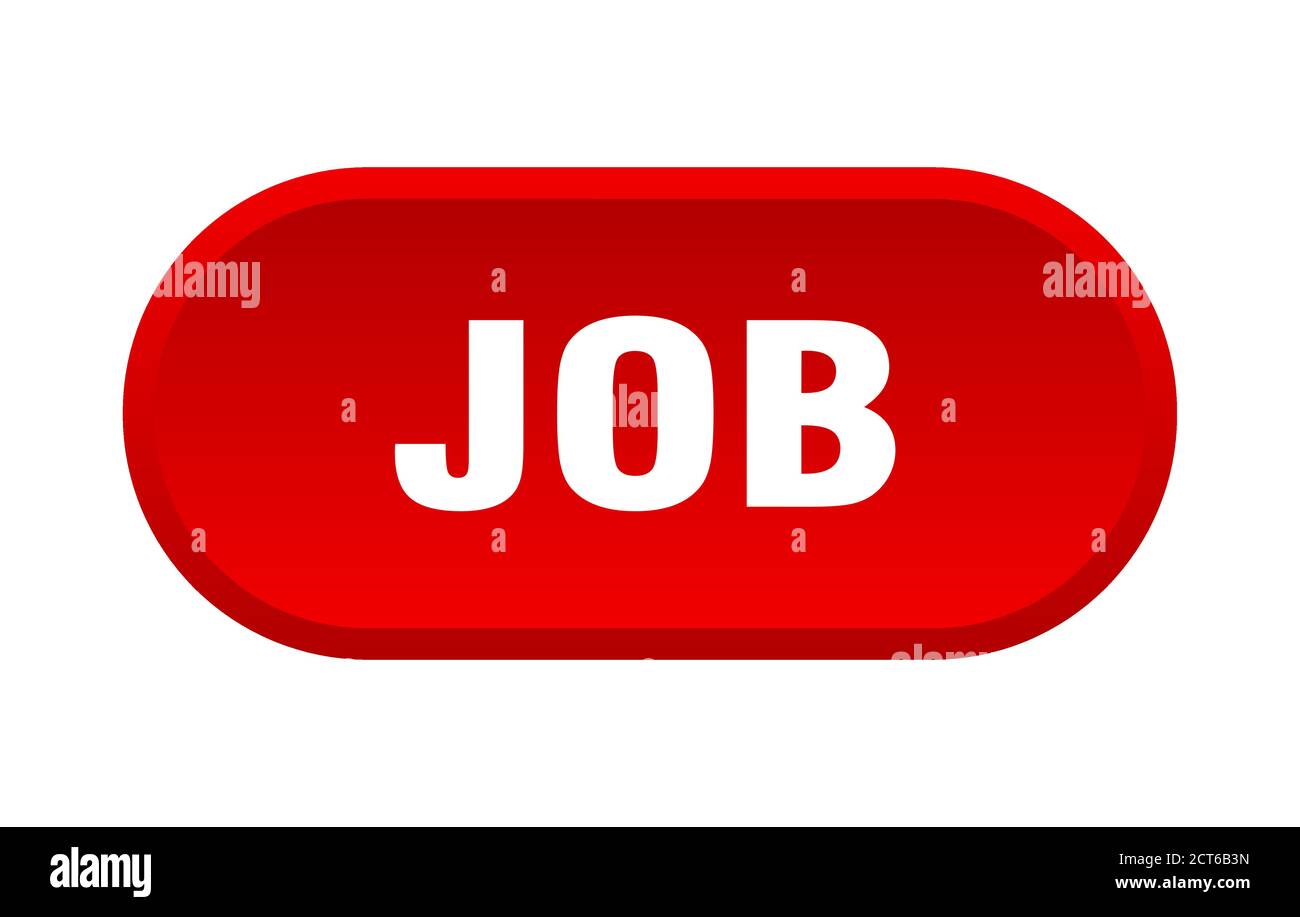 job button. rounded sign isolated on white background Stock Vector ...