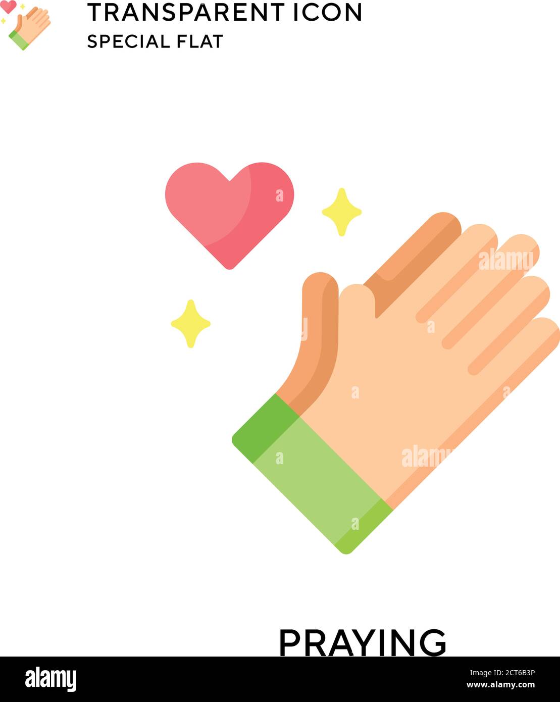 Group praying hands Stock Vector Images - Alamy