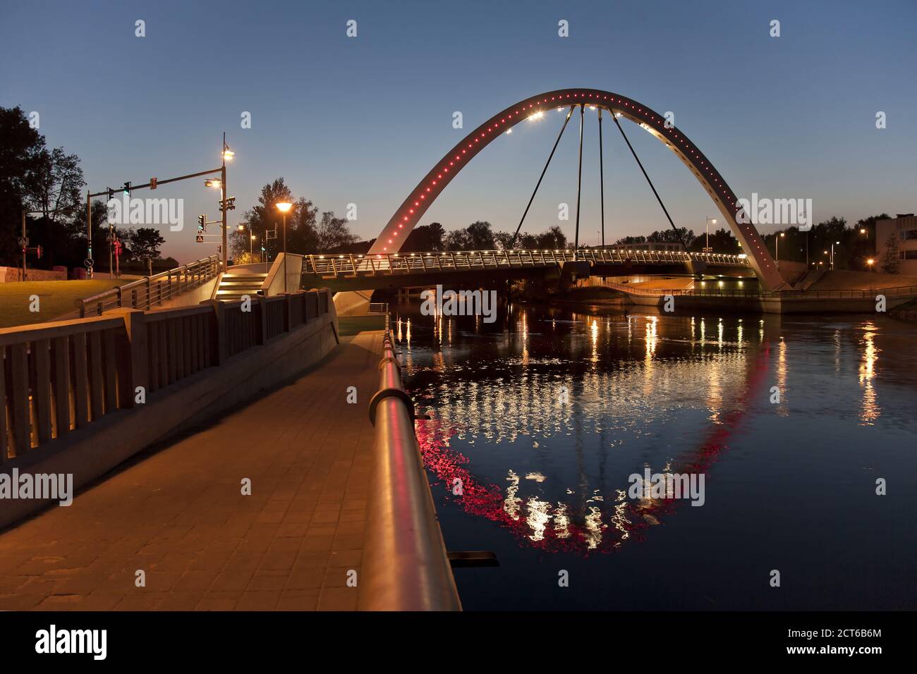 Estonian Bridge and Archway Stock Photo - Alamy
