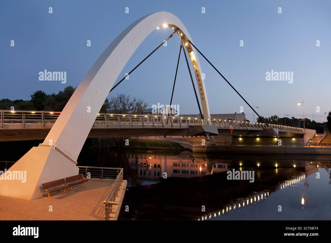Estonian Bridge and Archway Stock Photo - Alamy
