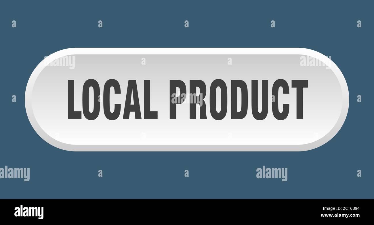 local product button. rounded sign isolated on white background Stock ...