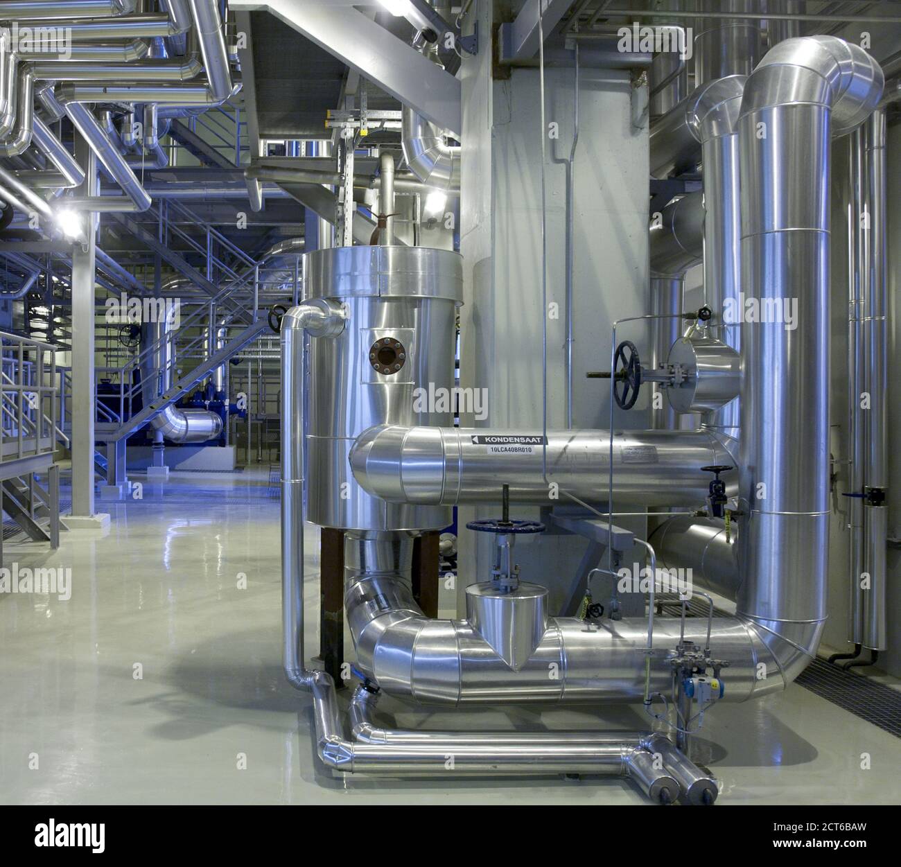 Industrial Pipes in a Power Plant Stock Photo - Alamy