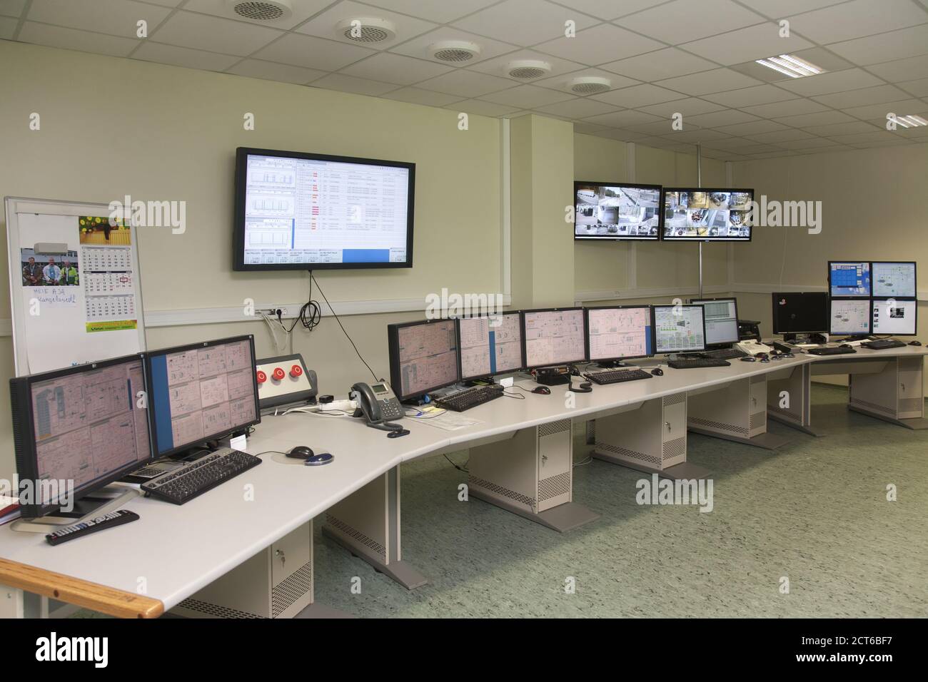 Computer Control Center Stock Photo - Alamy