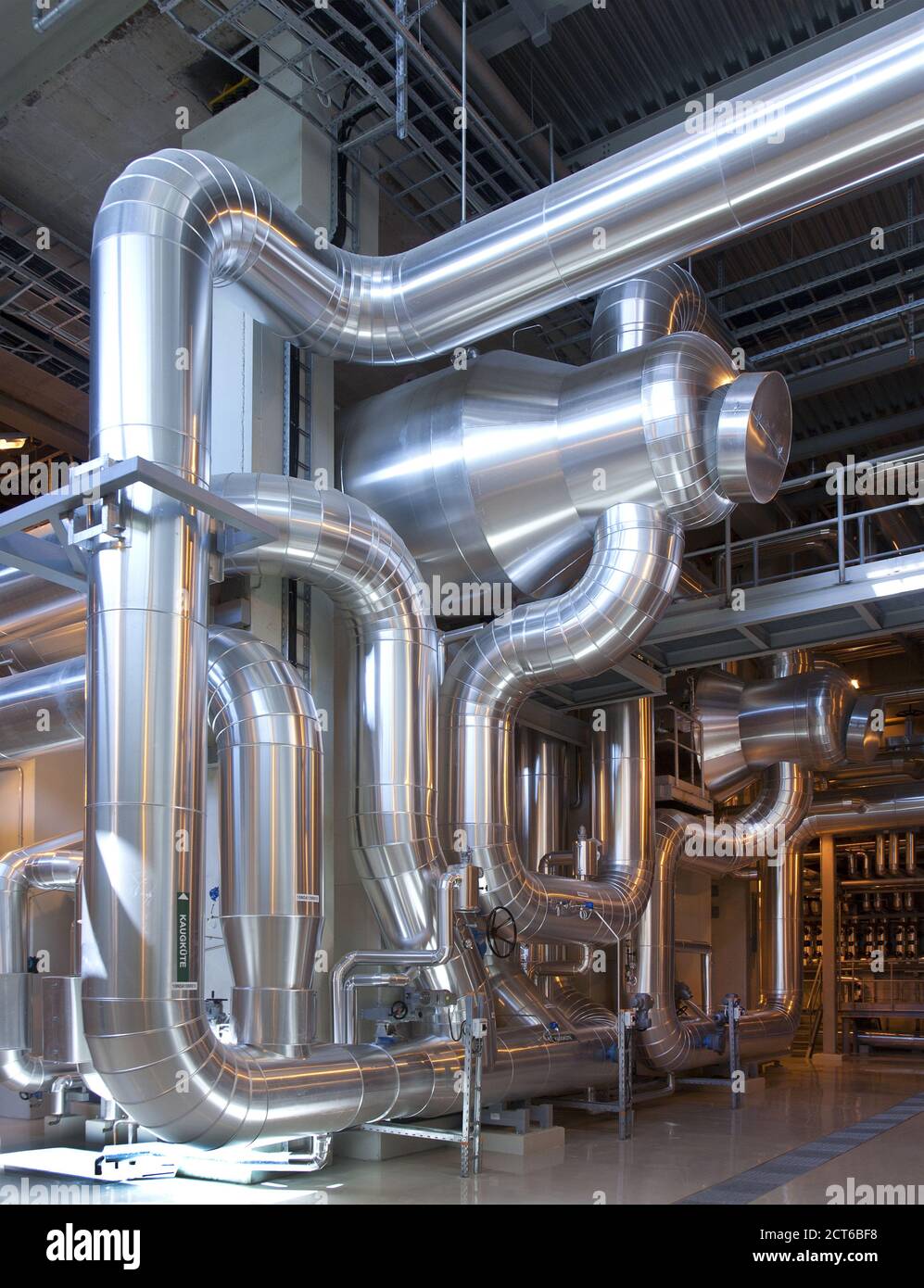 Industrial Pipes in a Power Plant Stock Photo - Alamy