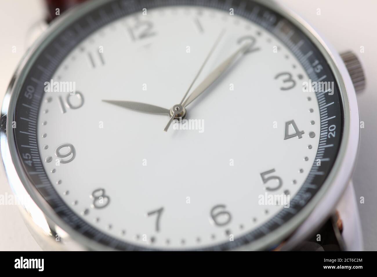 Detailed picture of white indicator Stock Photo - Alamy