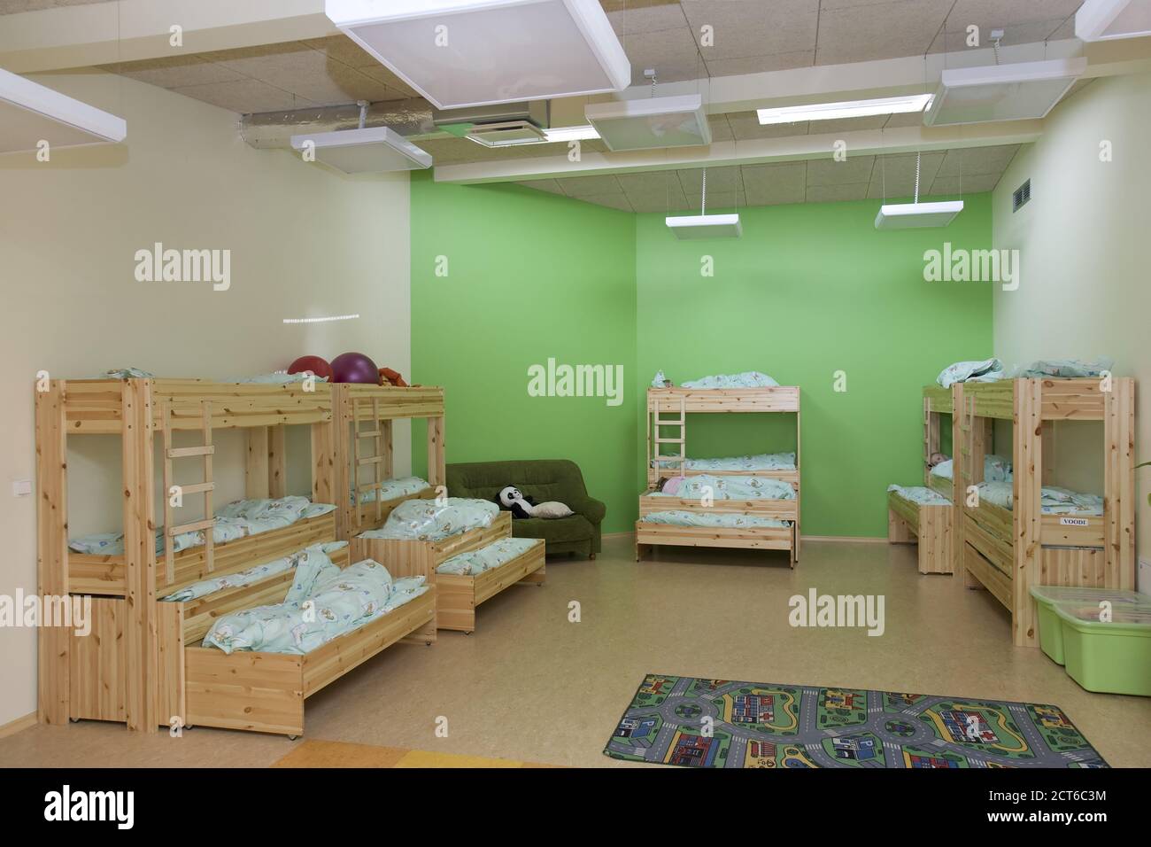 Kindergarten nap room hi-res stock photography and images - Alamy