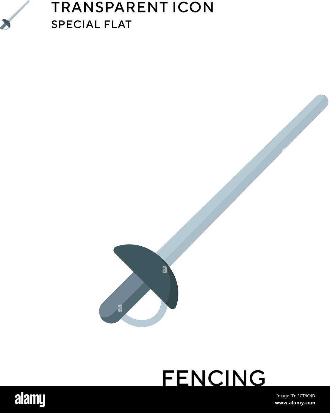 Fencing vector icon. Flat style illustration. EPS 10 vector Stock ...