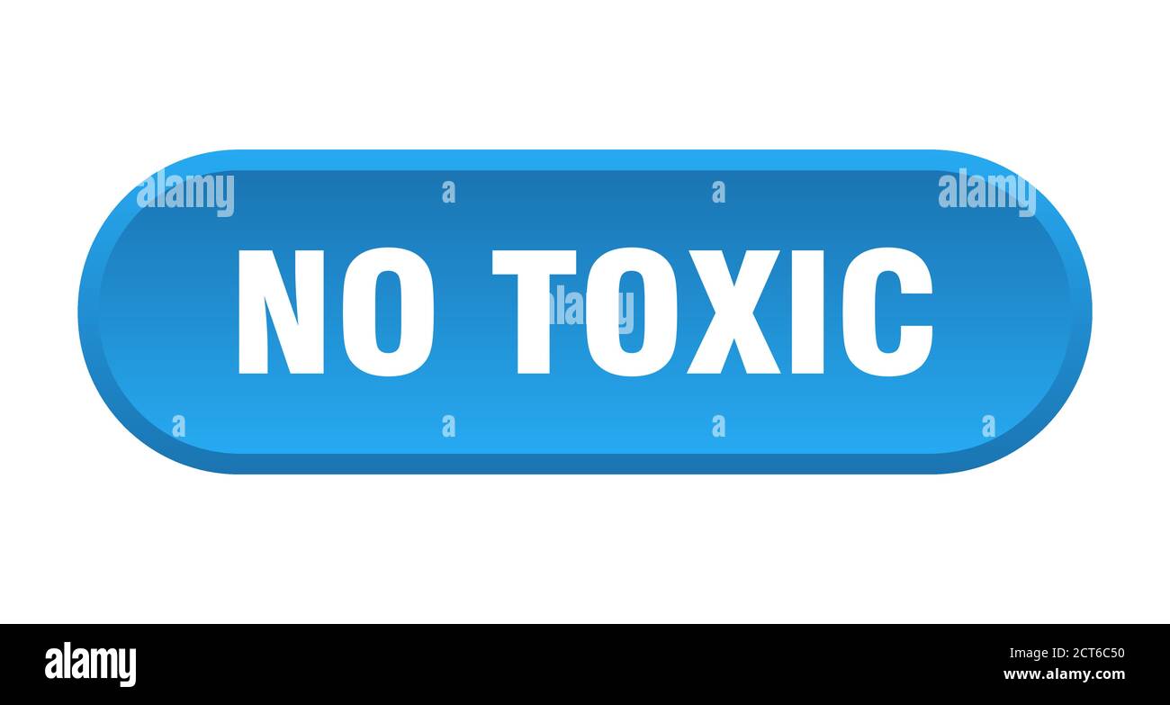 no toxic button. rounded sign isolated on white background Stock Vector ...