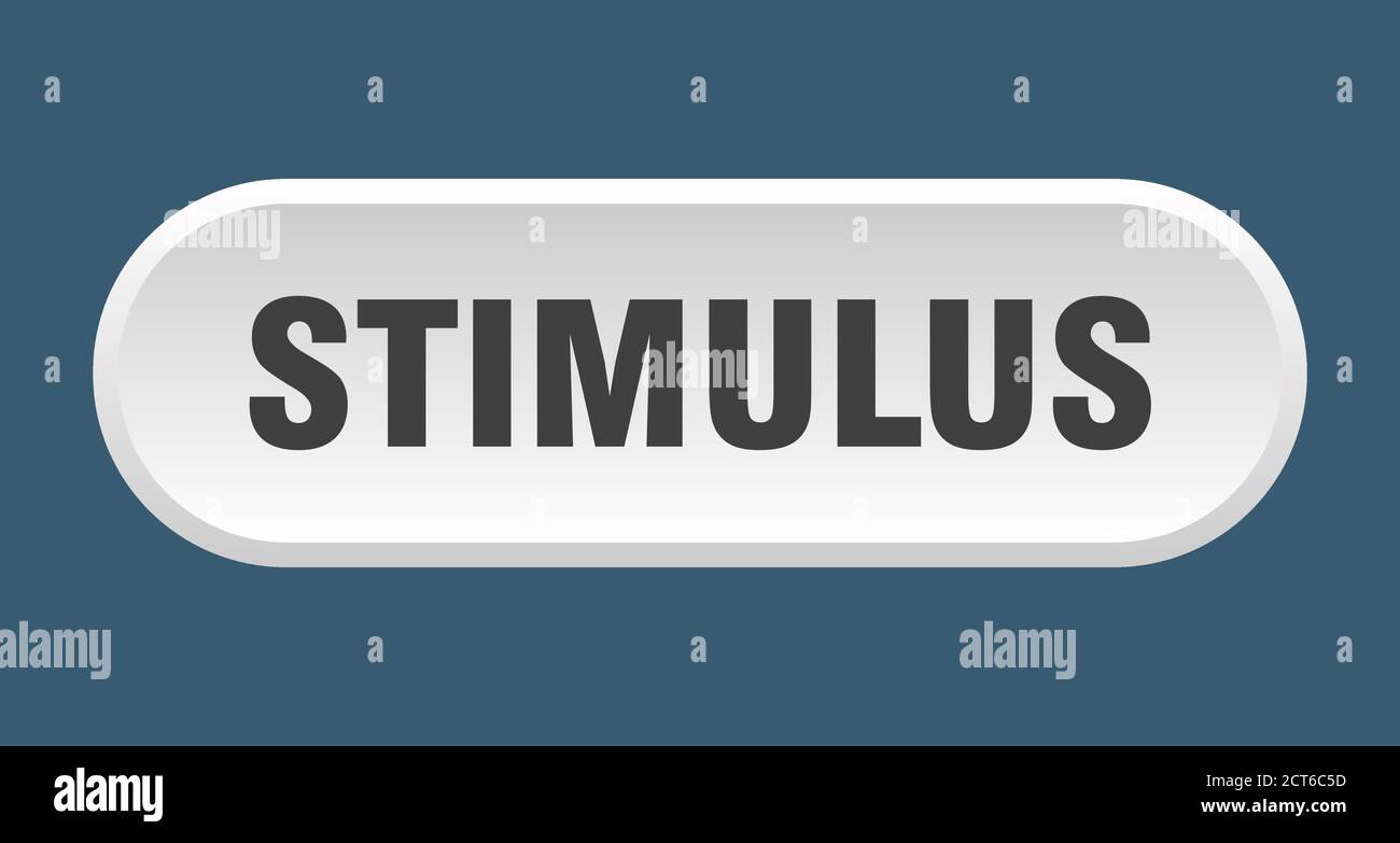 stimulus button. rounded sign isolated on white background Stock Vector Image & Art - Alamy