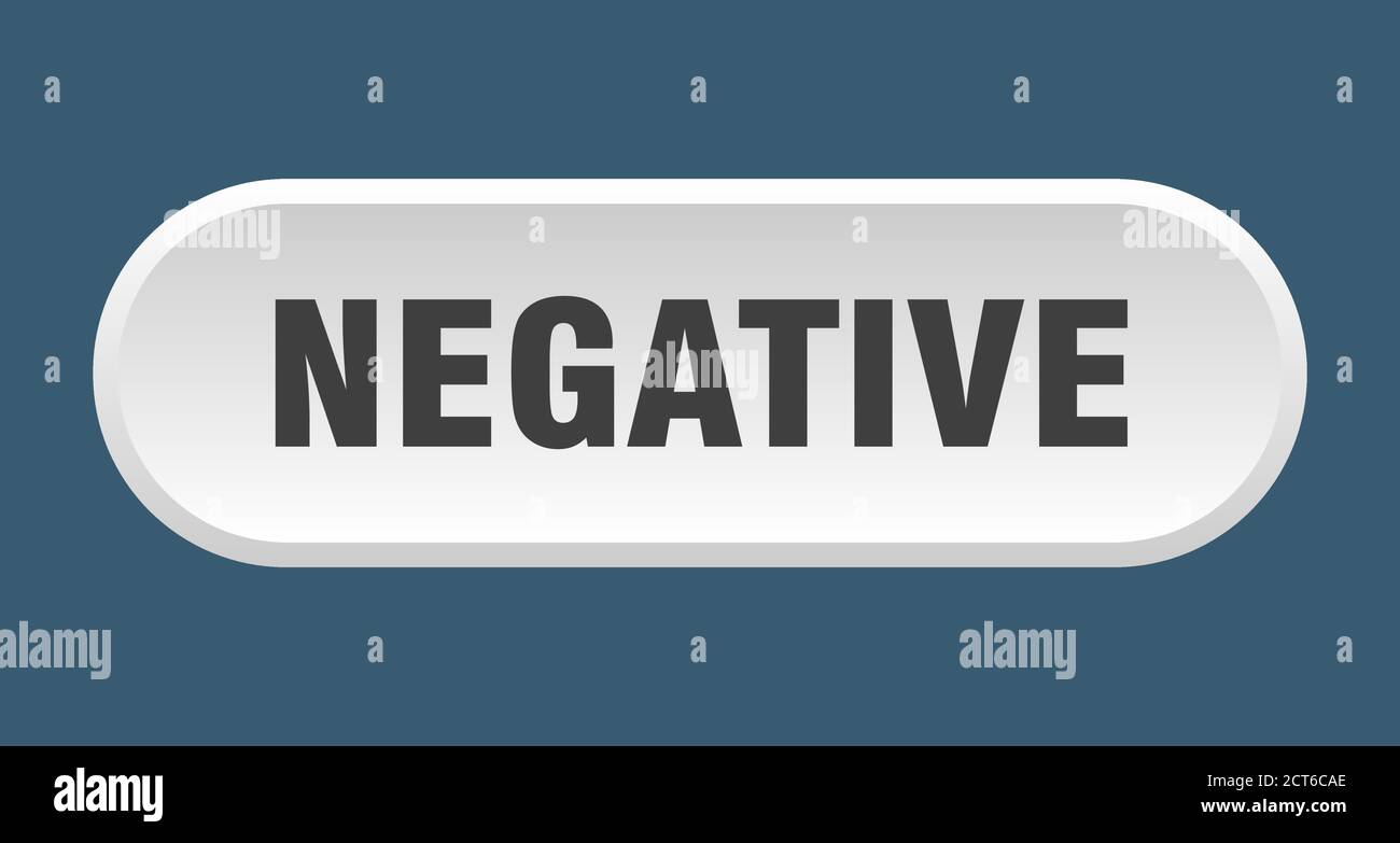 negative button. rounded sign isolated on white background Stock Vector ...