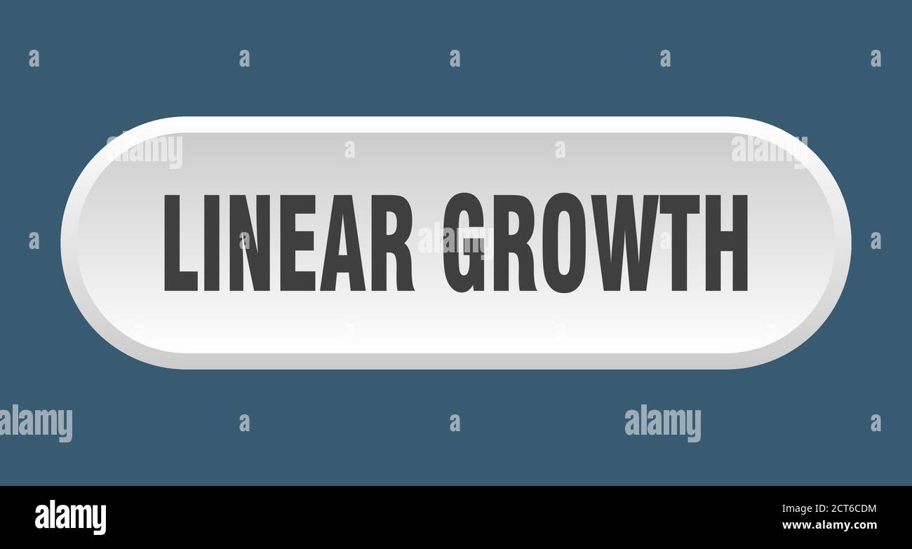 linear growth button. rounded sign isolated on white background Stock ...