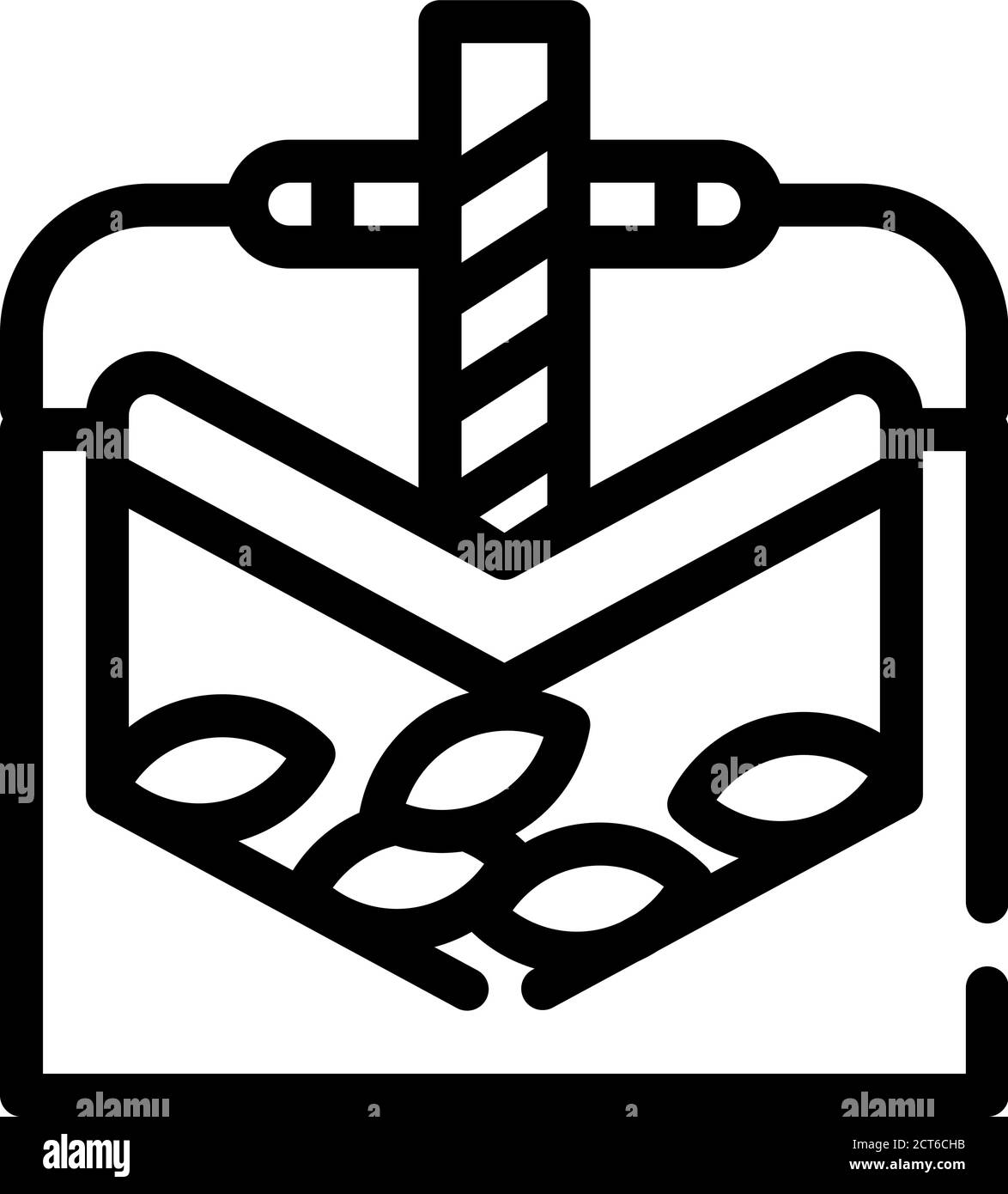 press equipment line icon vector symbol illustration Stock Vector Image ...