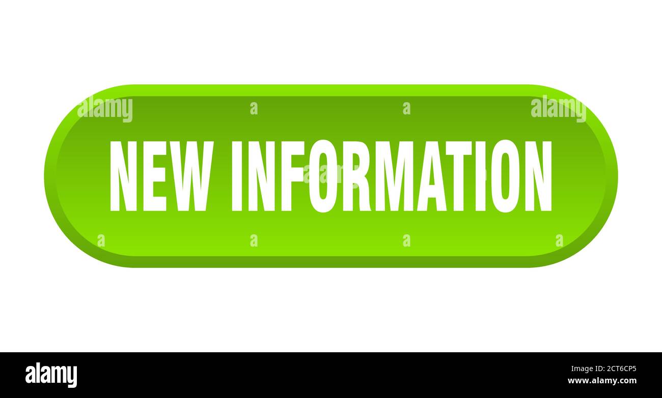 new information button. rounded sign isolated on white background Stock ...