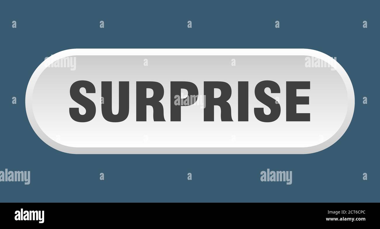 surprise button. rounded sign isolated on white background Stock Vector Image & Art - Alamy