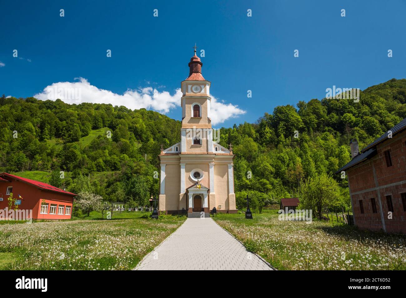 Church in Romuli Village, Transylvania, Romania Stock Photo - Alamy