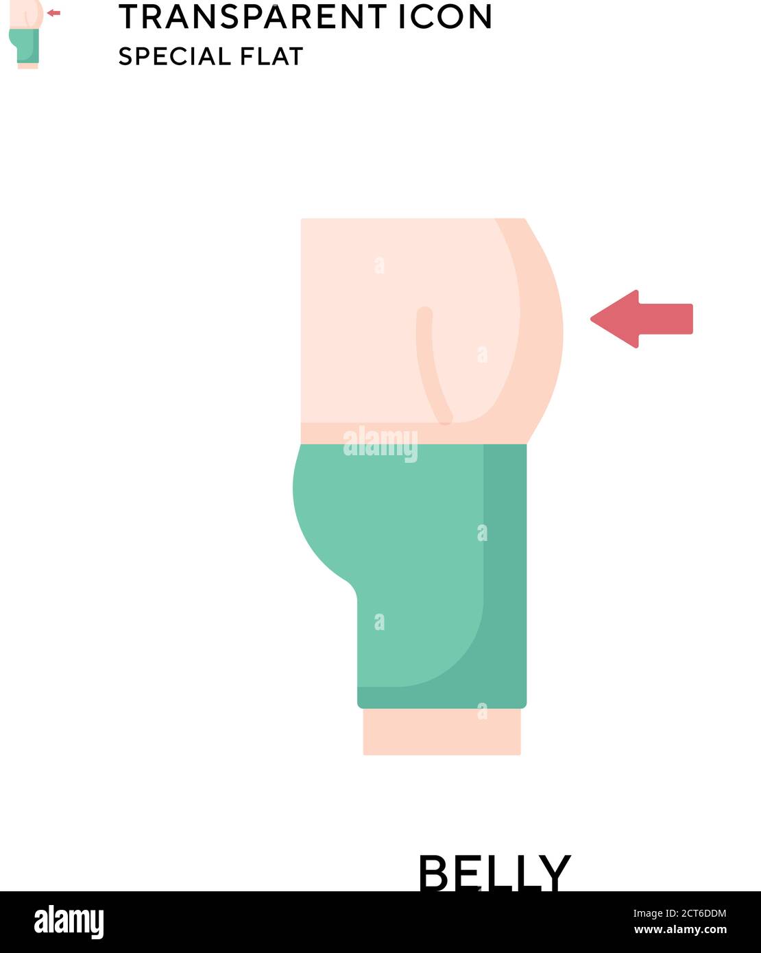 Fat stomach closeup Stock Vector Images - Alamy