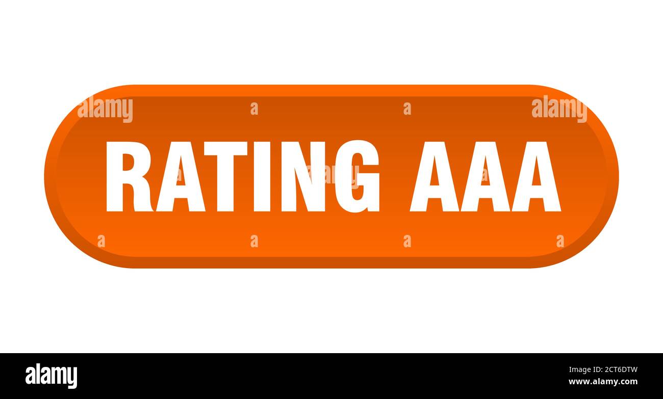 rating aaa button. rounded sign isolated on white background Stock Vector Image & Art - Alamy