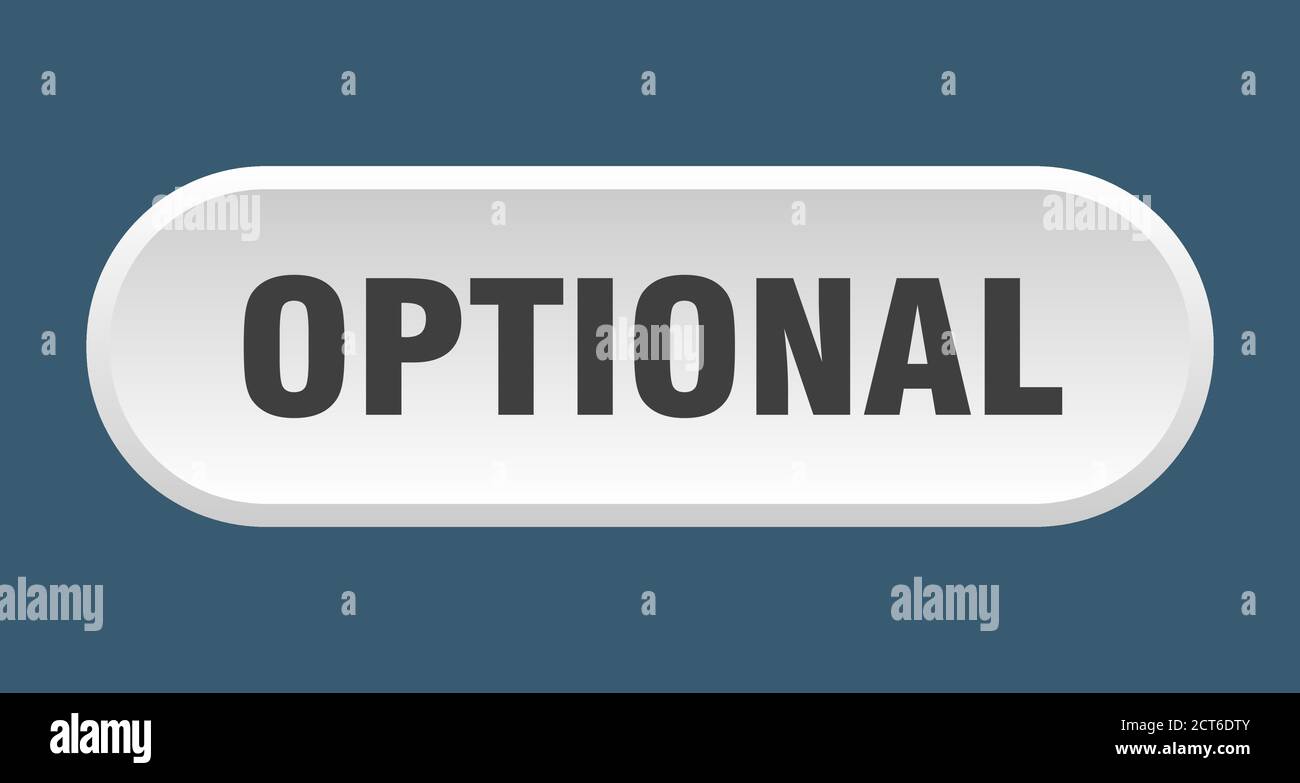 optional button. rounded sign isolated on white background Stock Vector ...